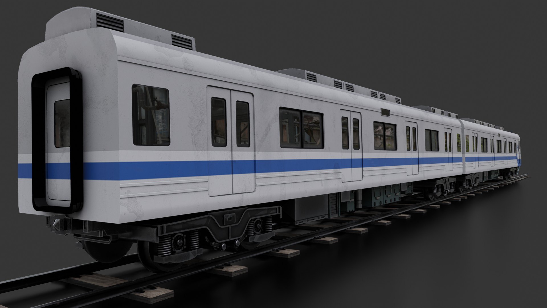 3D Japan Train Fukuoka Subway 1000 Low-poly 3D Model Model - TurboSquid ...