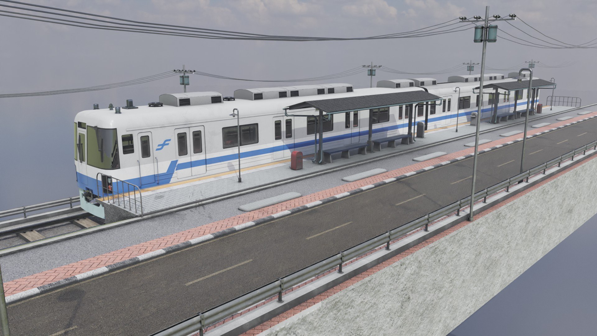 3D Japan Train Fukuoka Subway 1000 Low-poly 3D Model Model - TurboSquid ...