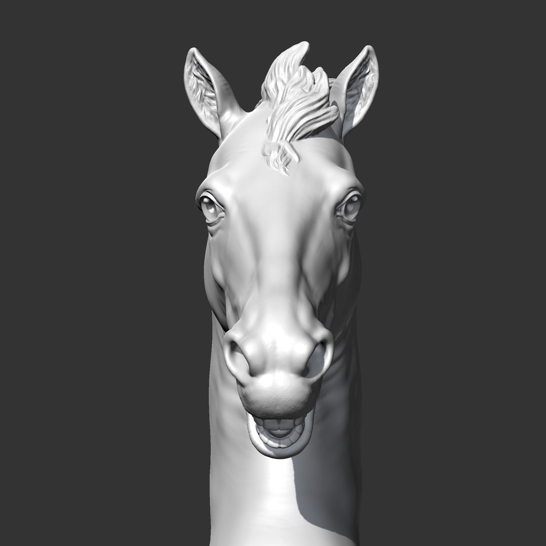 3D Horse Head AM22 3D Print Model Model - TurboSquid 2105017