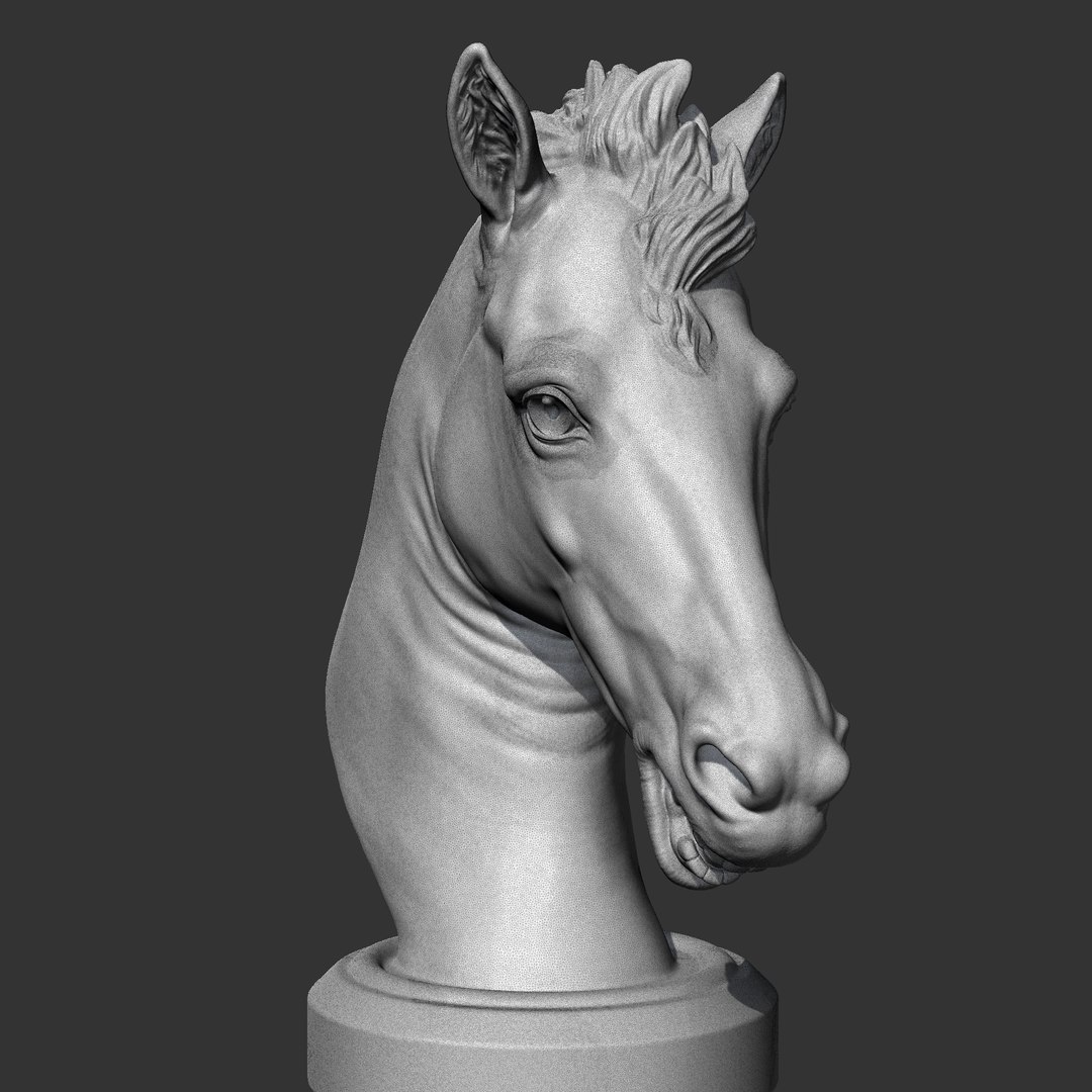 3D Horse Head AM22 3D Print Model Model - TurboSquid 2105017