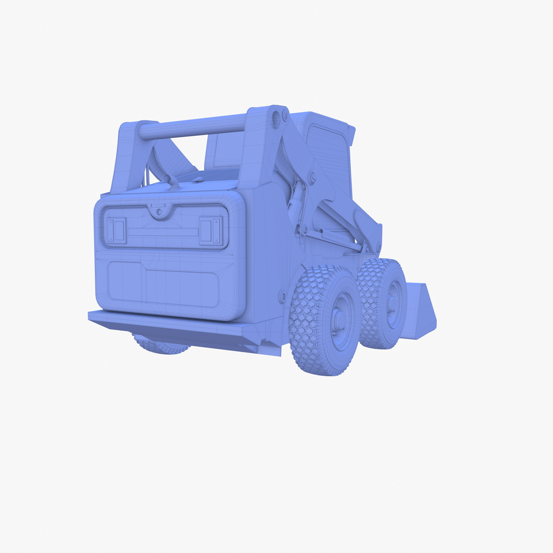 3D Skid Steer Loader V4 Model - TurboSquid 2340763
