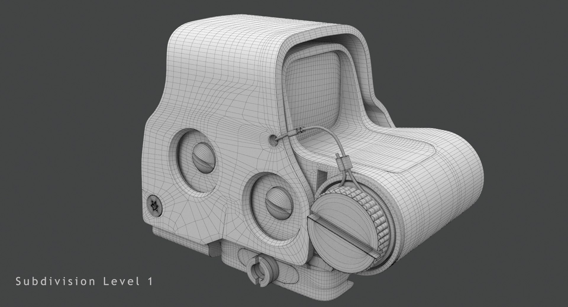 3D Eotech Exps3 Scope - TurboSquid 1382018