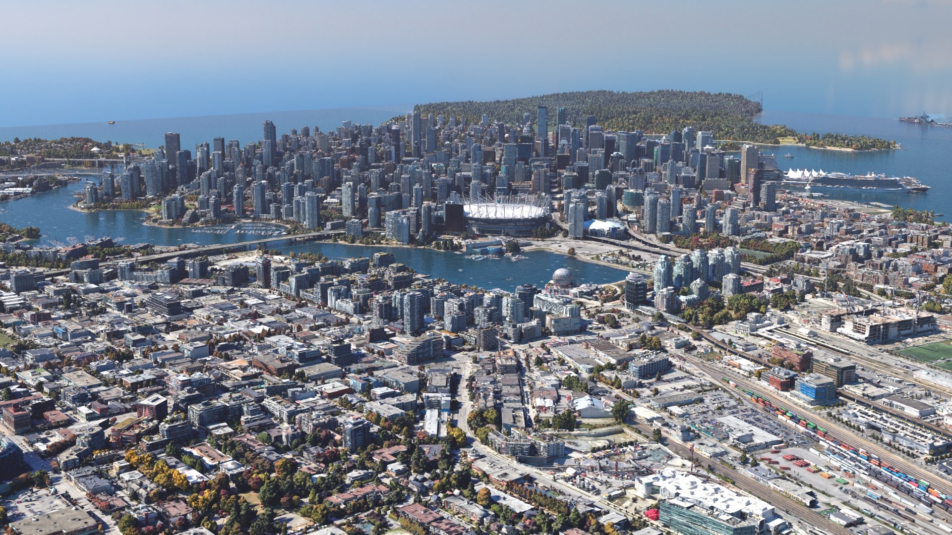 Vancouver Downtown 3D Model - TurboSquid 2344728