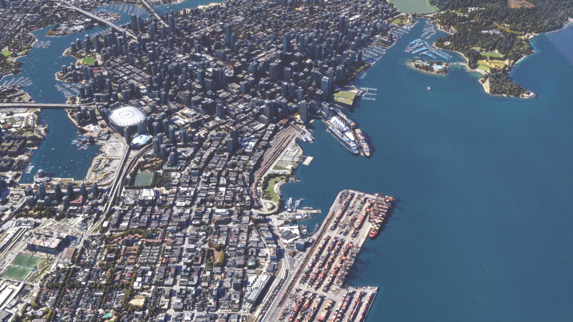 Vancouver Downtown 3D Model - TurboSquid 2344728