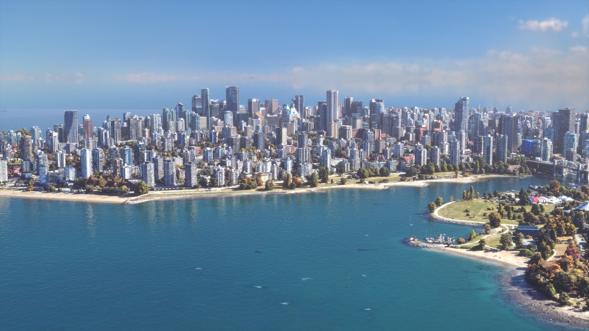 Vancouver Downtown 3D Model - TurboSquid 2344728