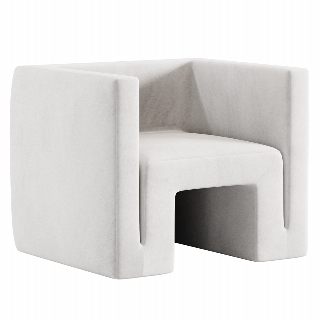 Matra Lounge Chair By Cb2 Model - TurboSquid 2115304