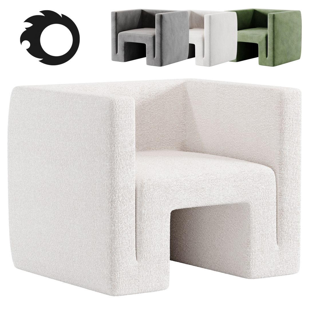 Matra Lounge Chair By Cb2 Model - TurboSquid 2115304