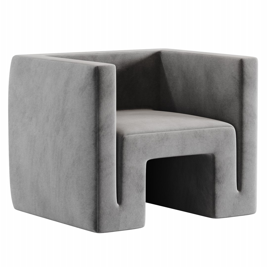 Matra Lounge Chair By Cb2 Model - TurboSquid 2115304