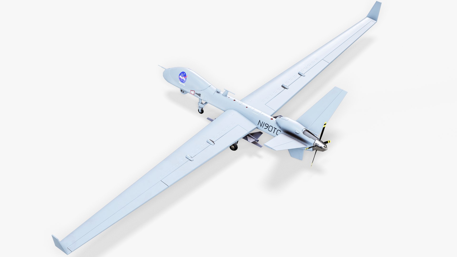 MQ-9B SkyGuardian Model - TurboSquid 2088776