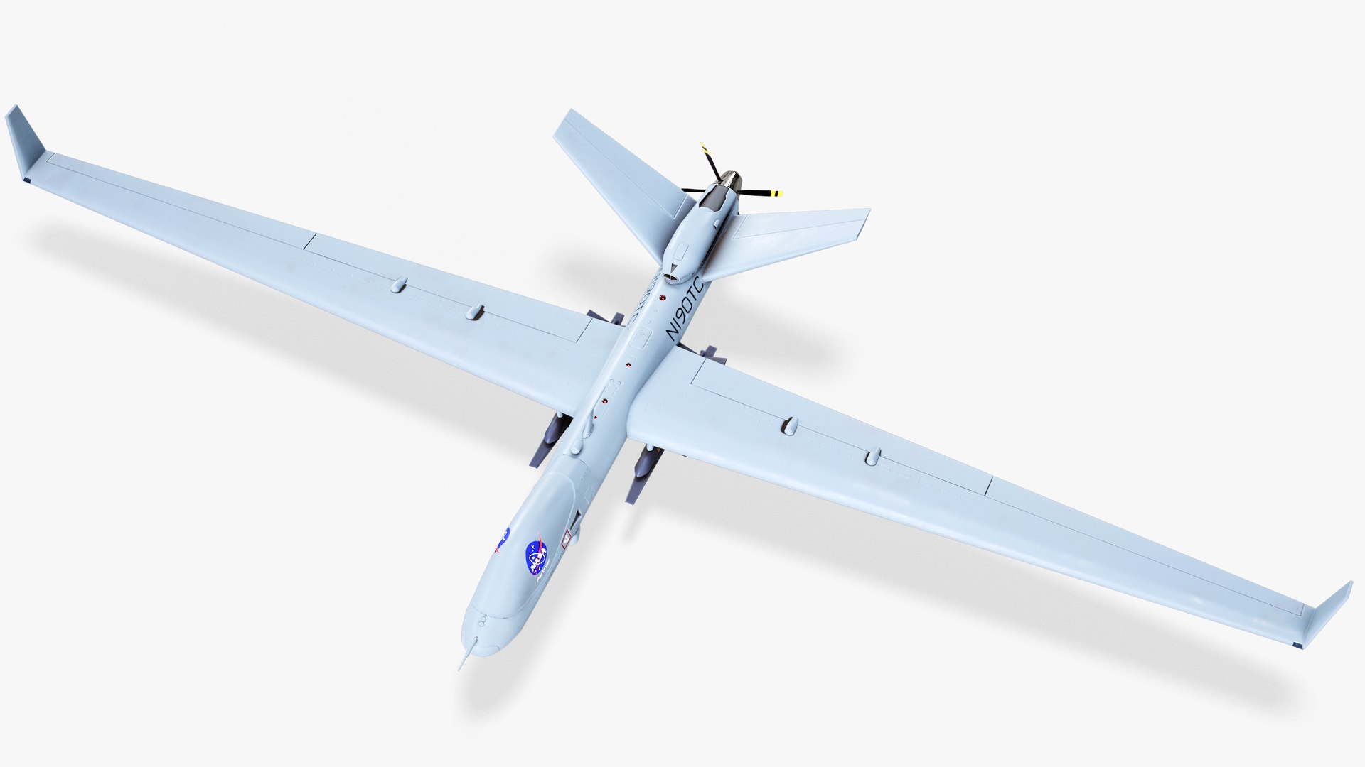 MQ-9B SkyGuardian Model - TurboSquid 2088776