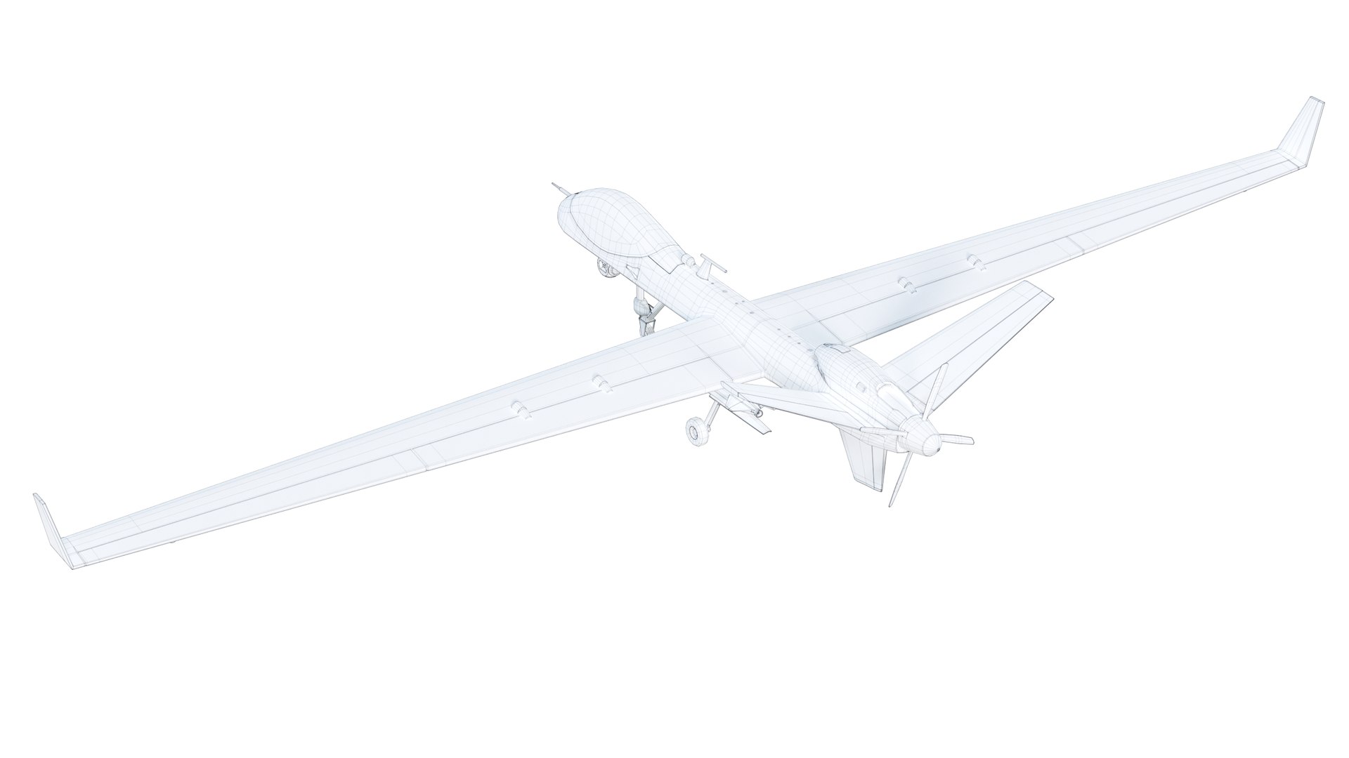 MQ-9B SkyGuardian Model - TurboSquid 2088776