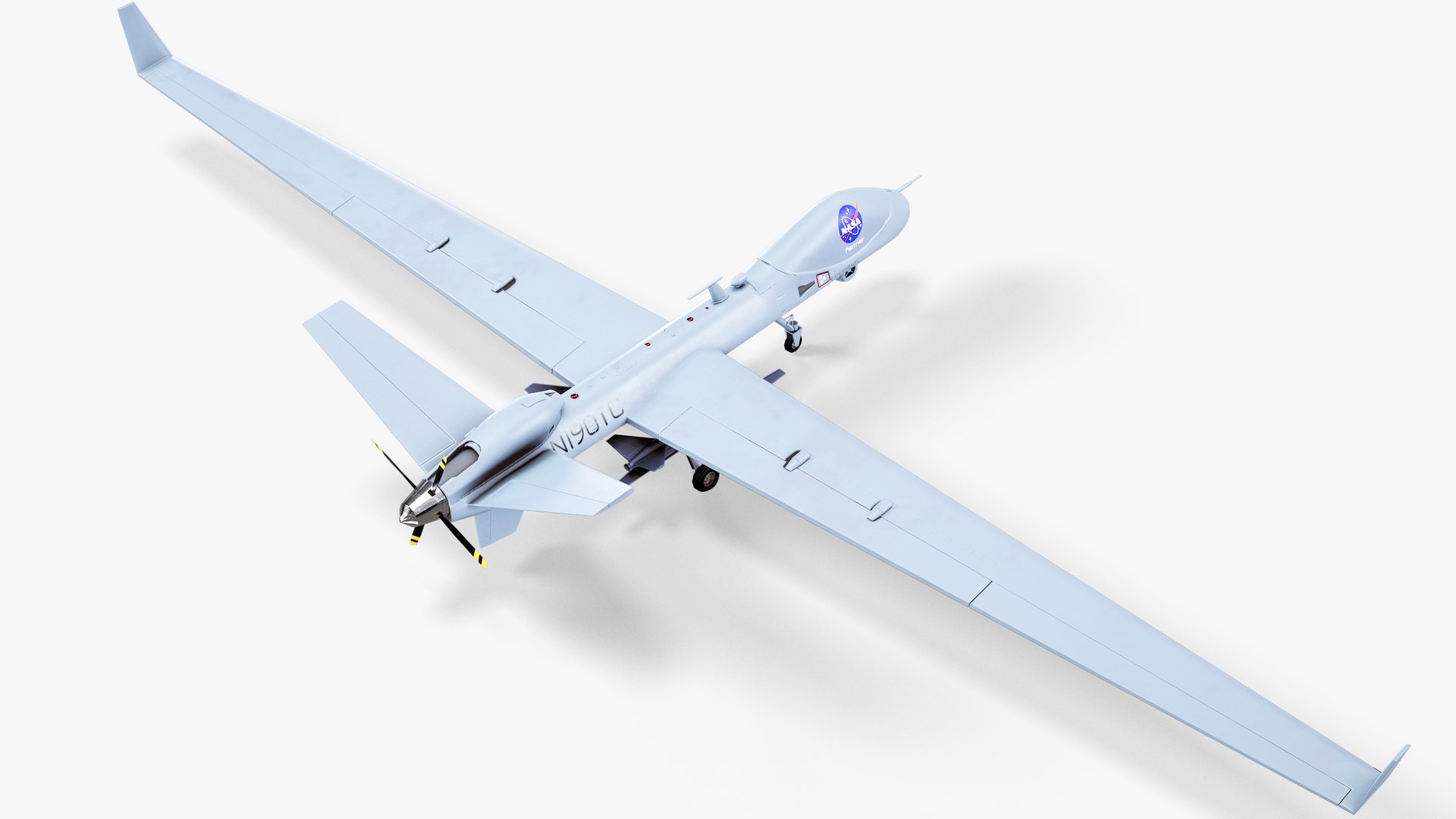 MQ-9B SkyGuardian Model - TurboSquid 2088776