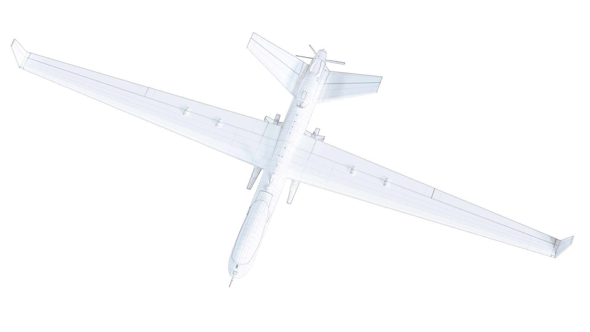 MQ-9B SkyGuardian Model - TurboSquid 2088776