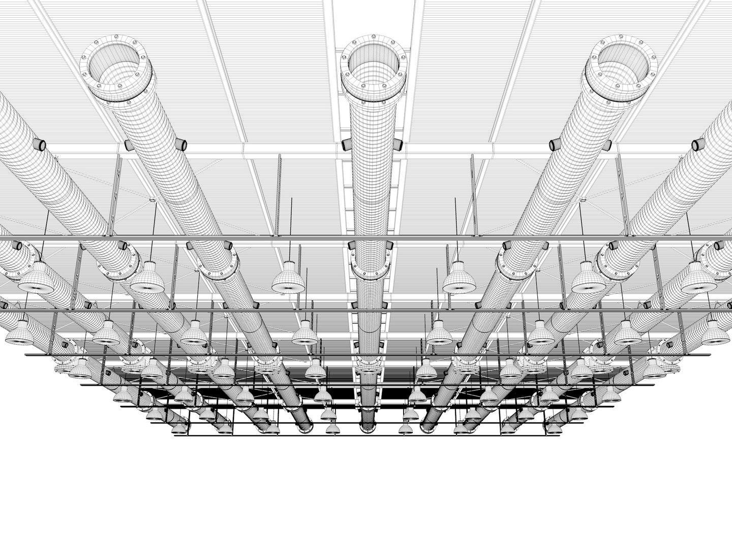 Ceiling Ventilation Pipes 5 Model - TurboSquid 2108539