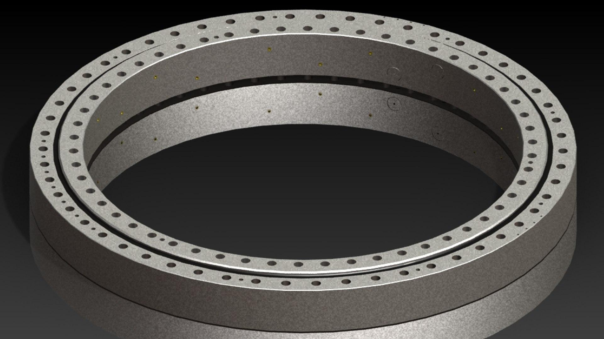 3d Bearing Wind Turbines Blade Model