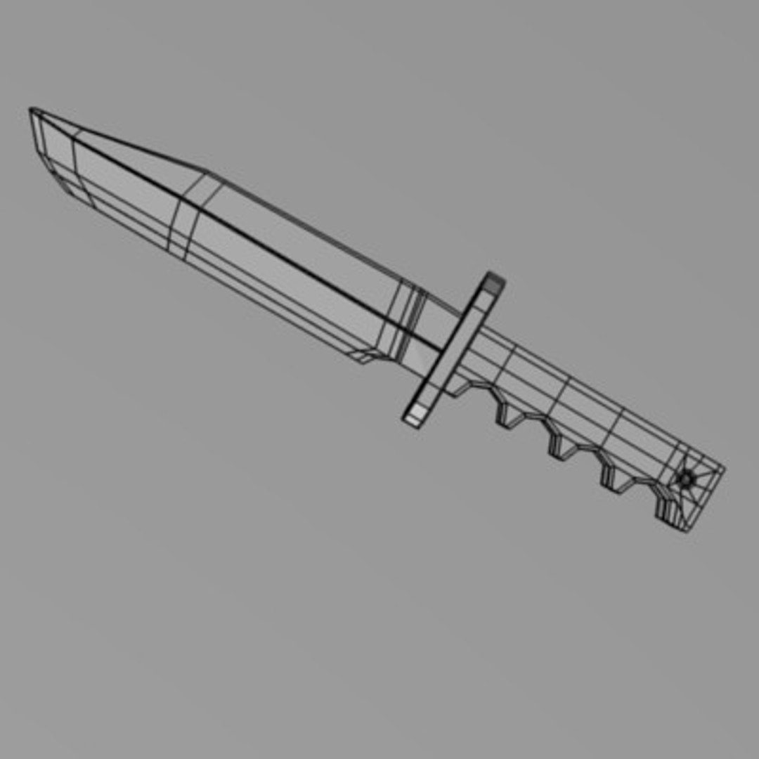 knife 3d model