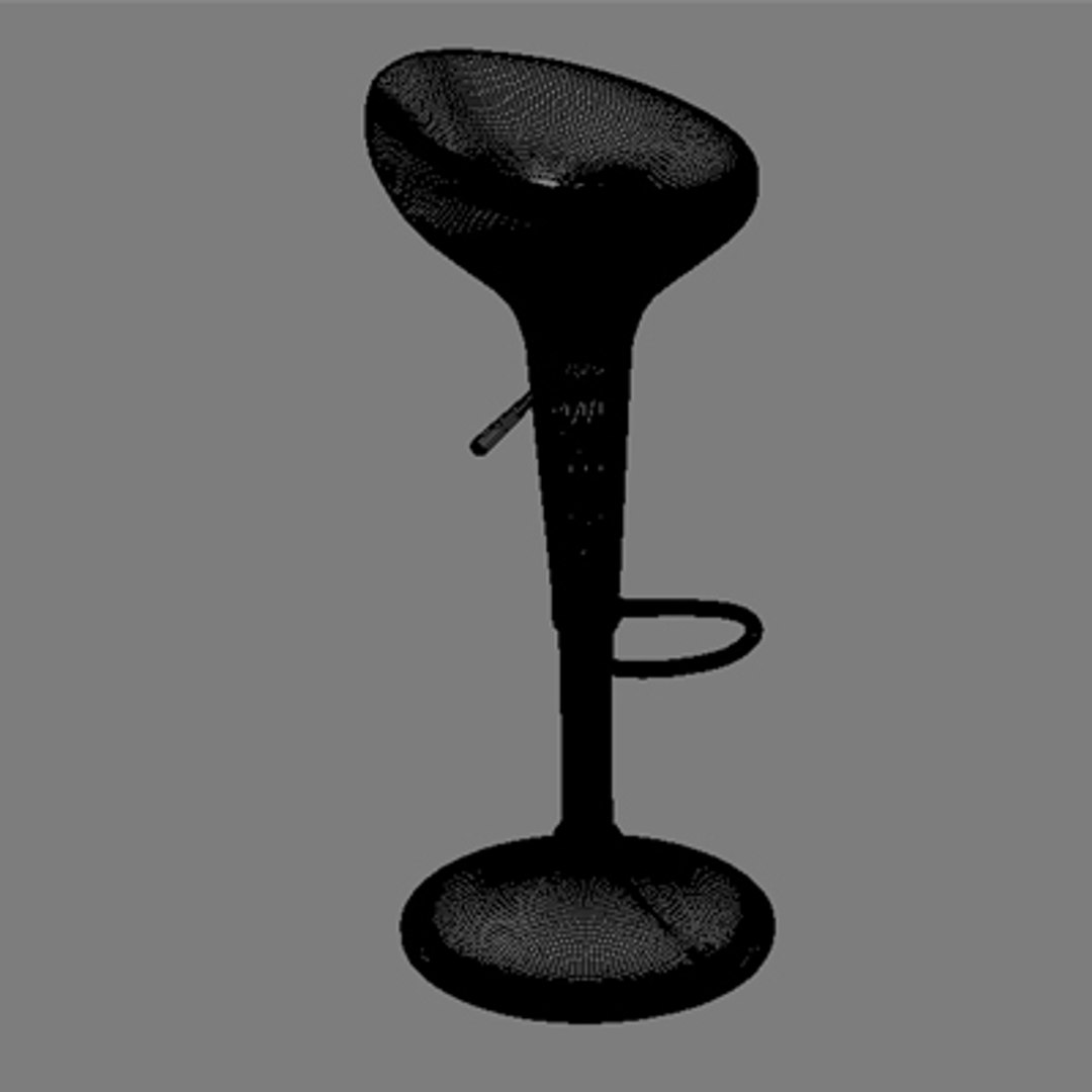 3d bombo stool model