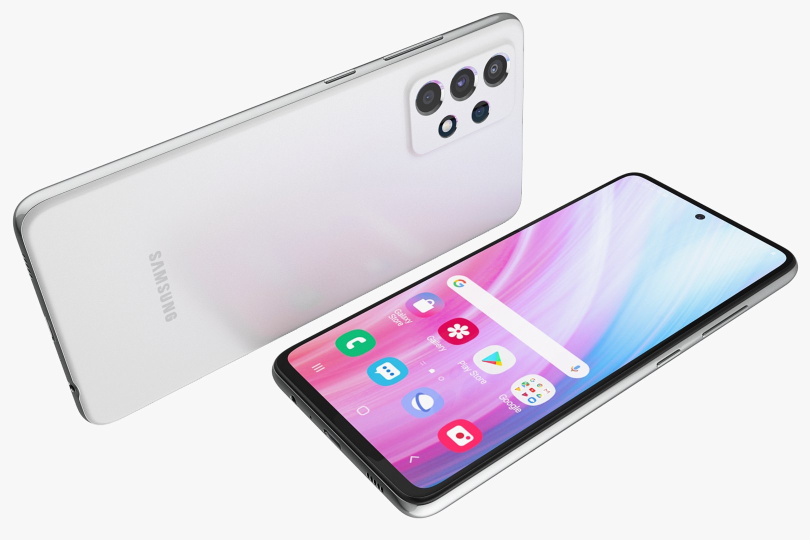 Samsung Galaxy A52 3D Model - TurboSquid 1694270