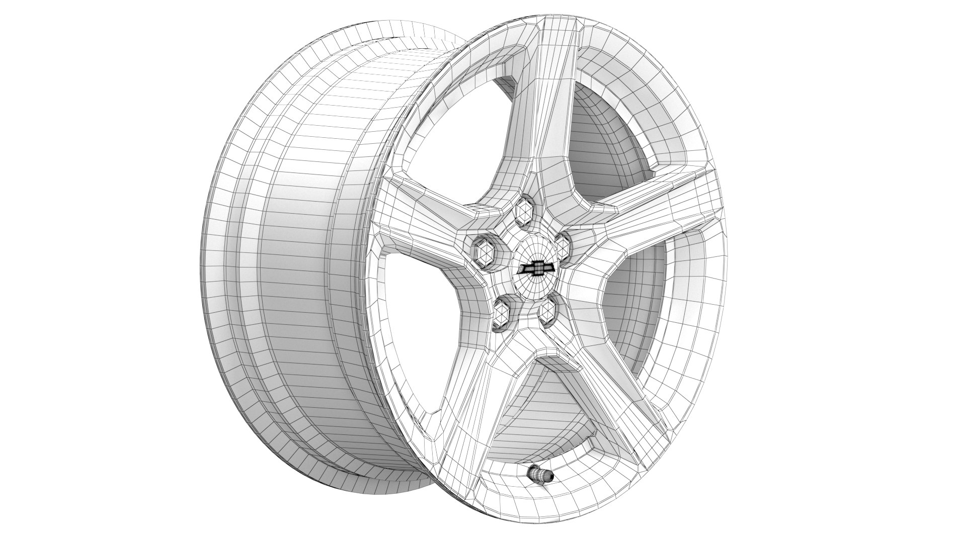 3D Chevrolet Camaro Rim Model - TurboSquid 2120106