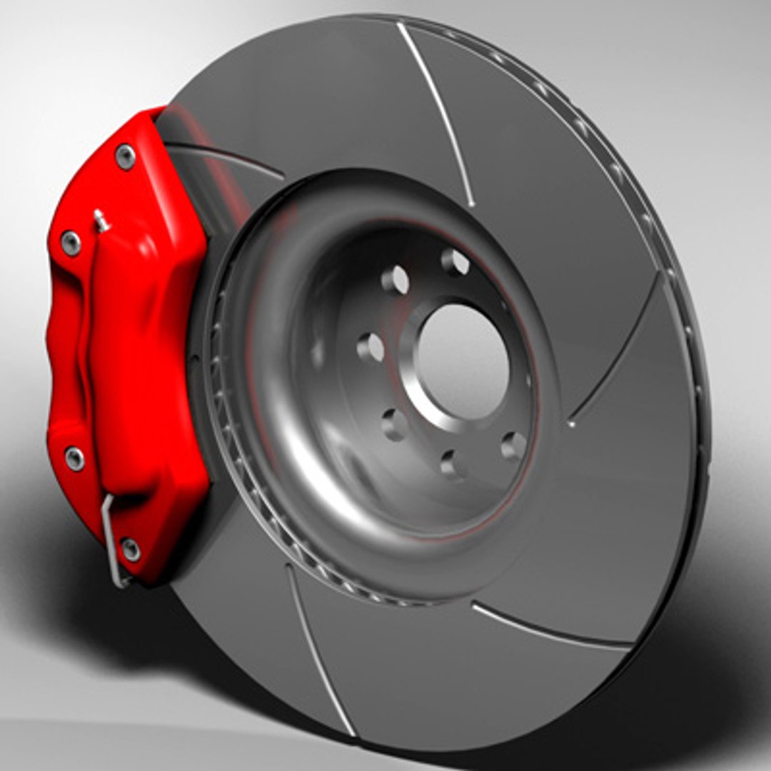 6 Piston Brake Kit 3d Model
