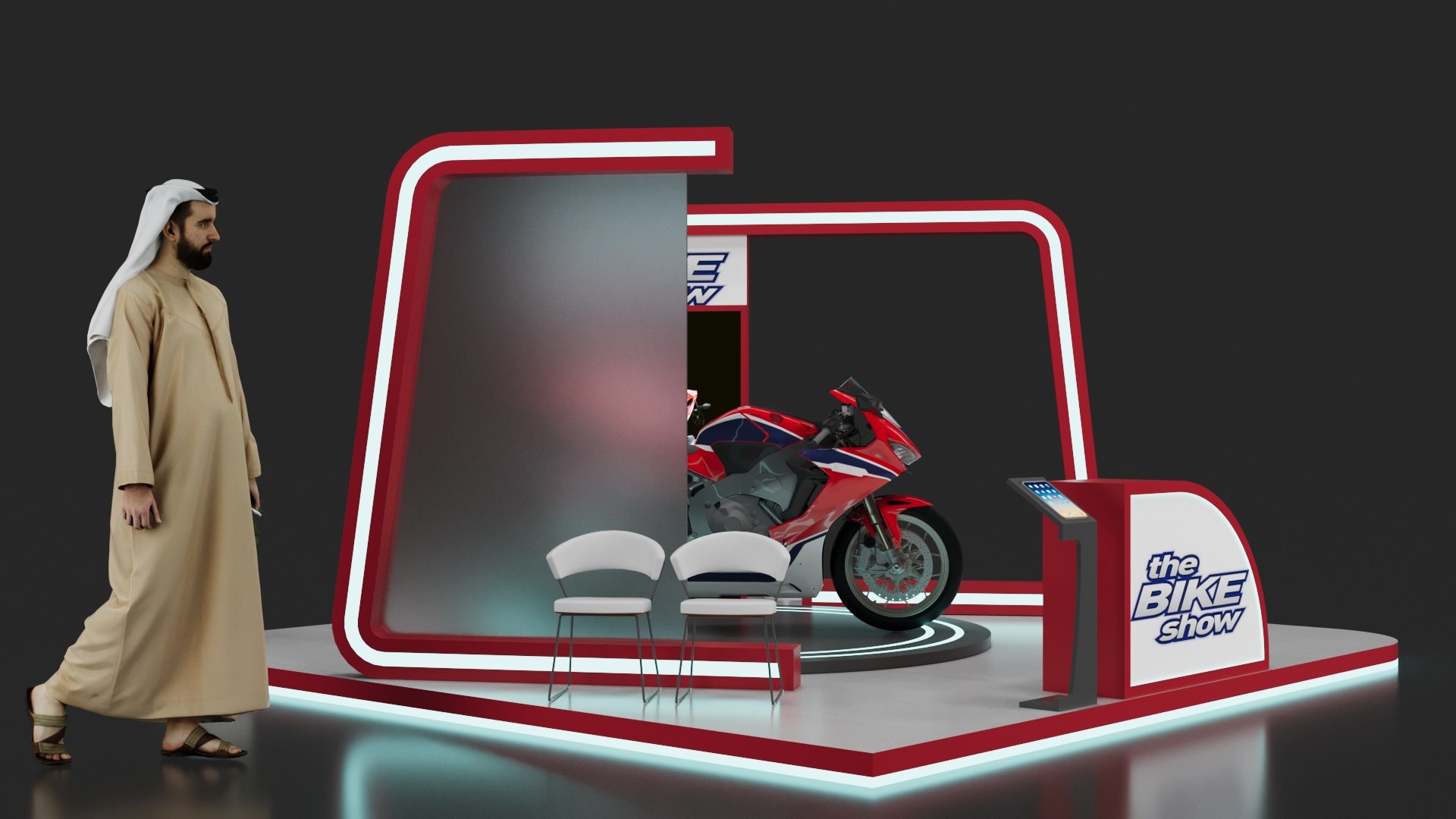 4x4 Meter Bike-show 3D Model - TurboSquid 2287568