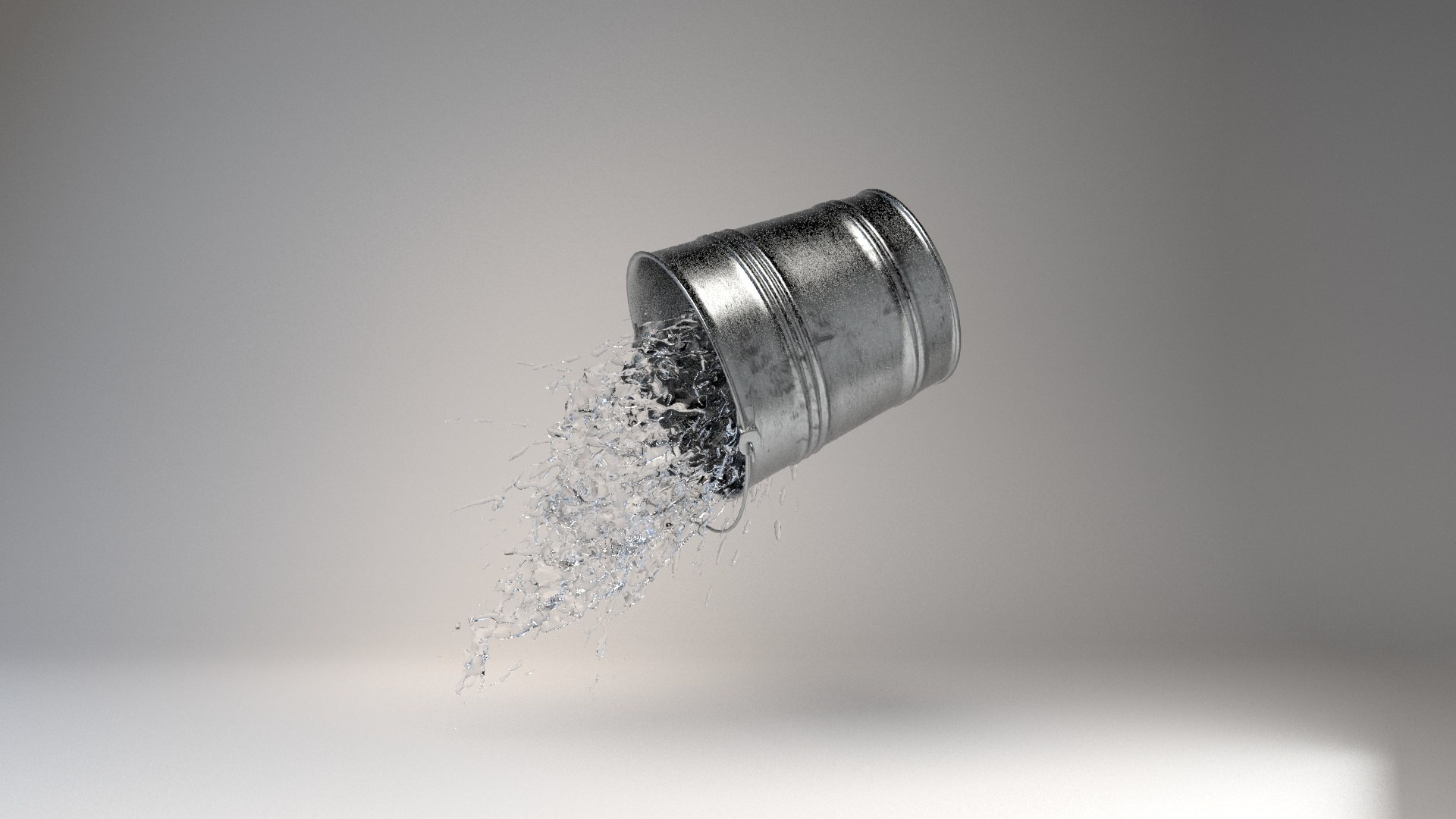 Bucket Liquid Splash 3D - TurboSquid 1585932