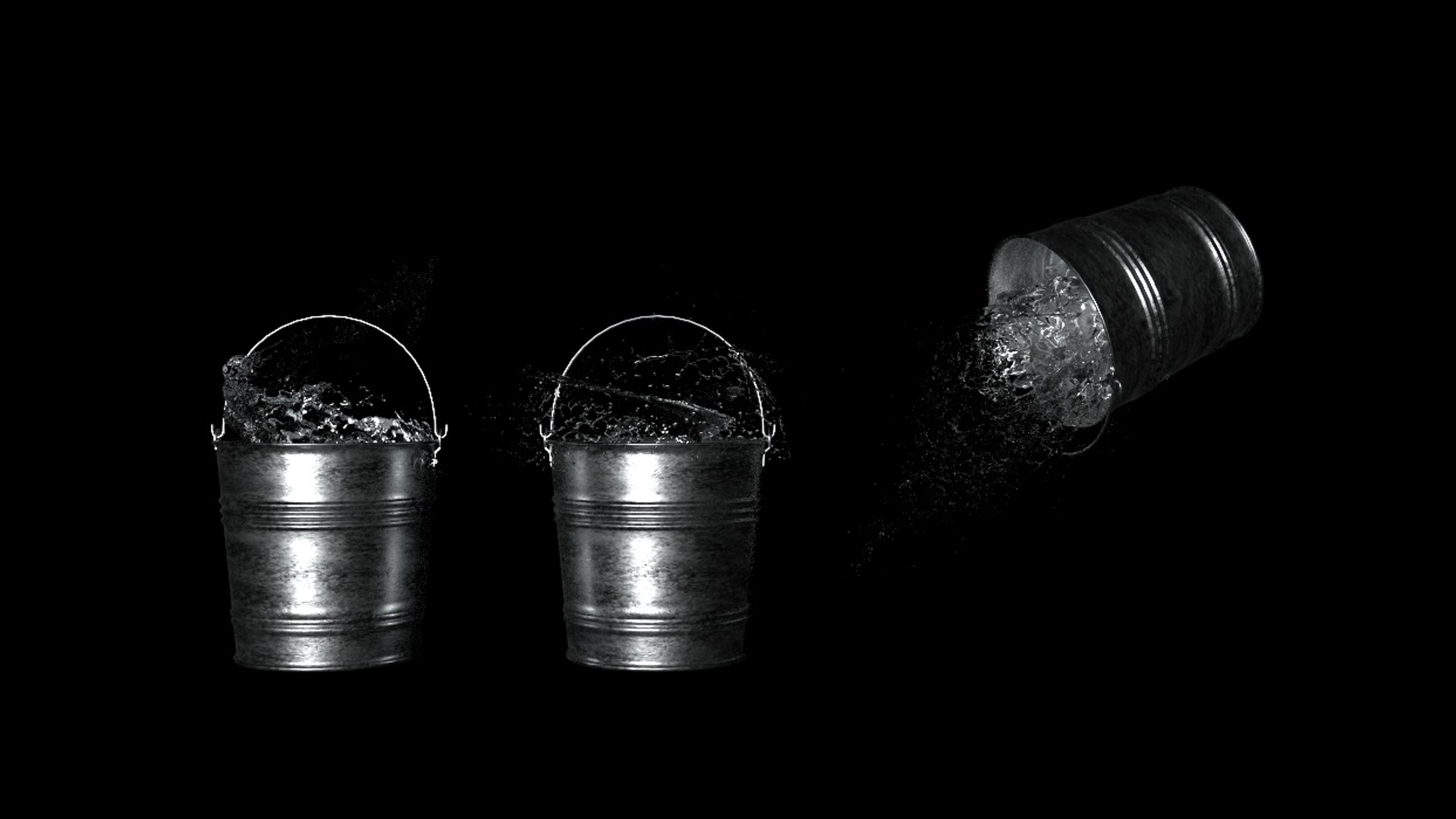 Bucket Liquid Splash 3D - TurboSquid 1585932