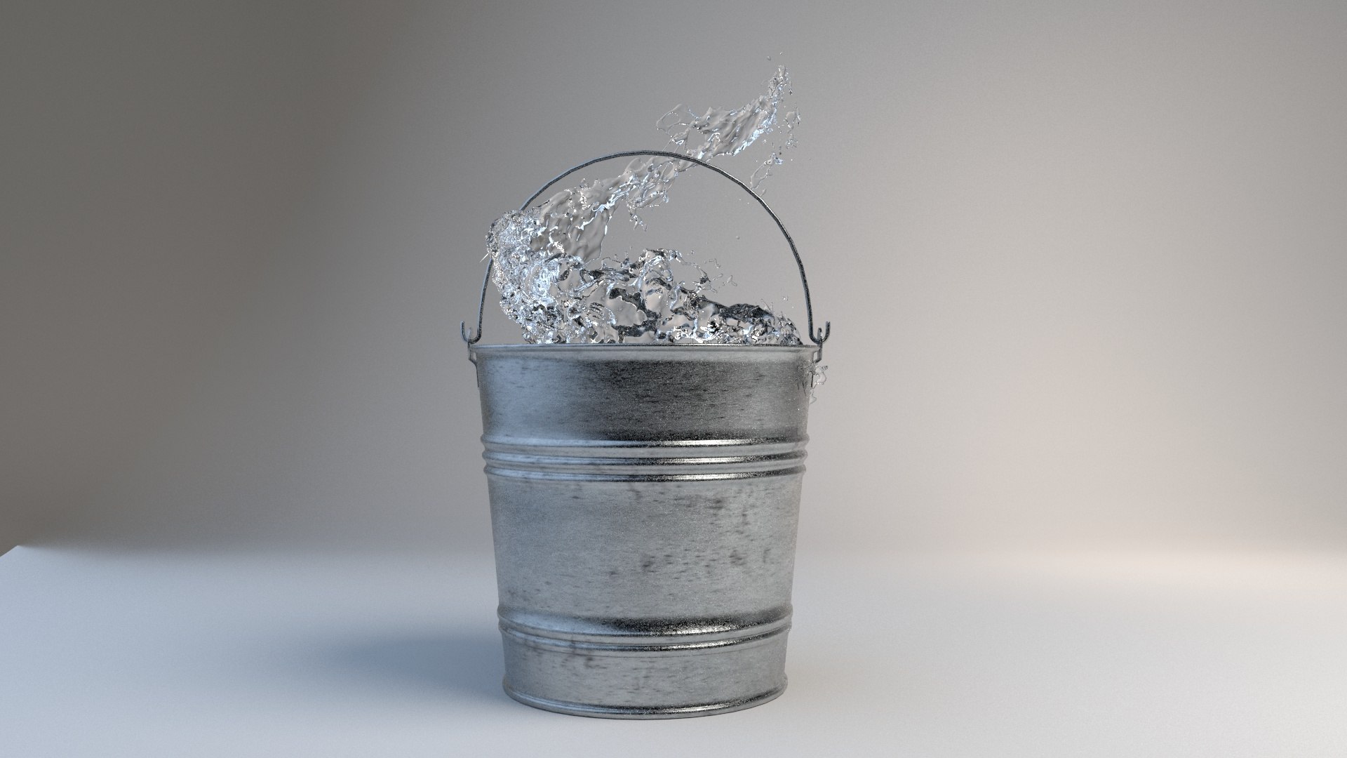 Bucket Liquid Splash 3D - TurboSquid 1585932