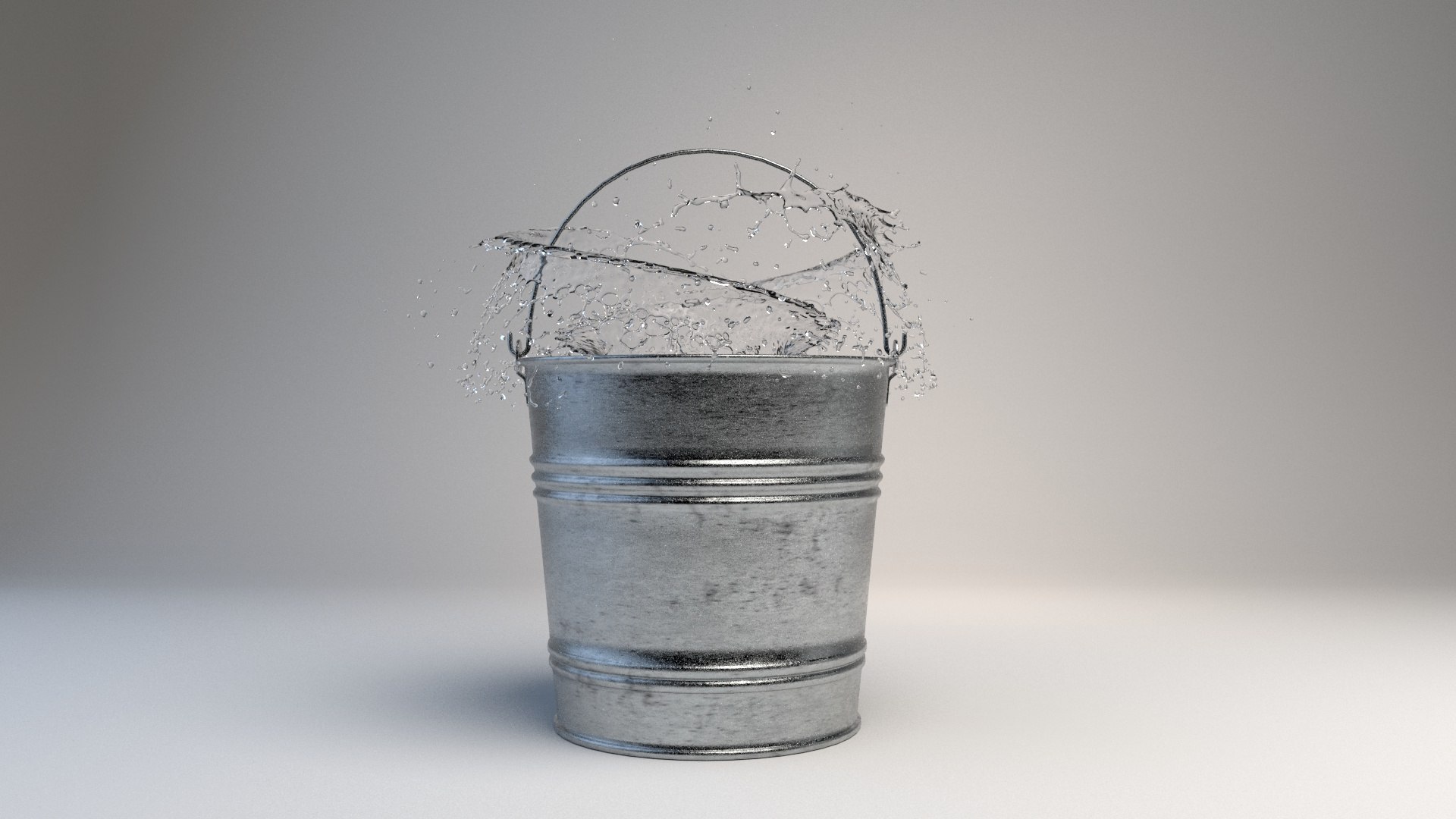Bucket Liquid Splash 3D - TurboSquid 1585932