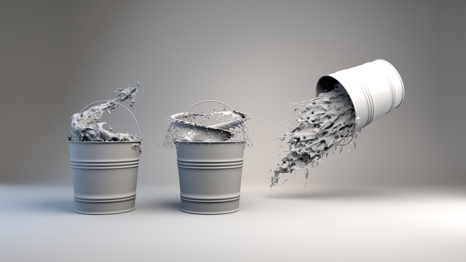 Bucket Liquid Splash 3D - TurboSquid 1585932