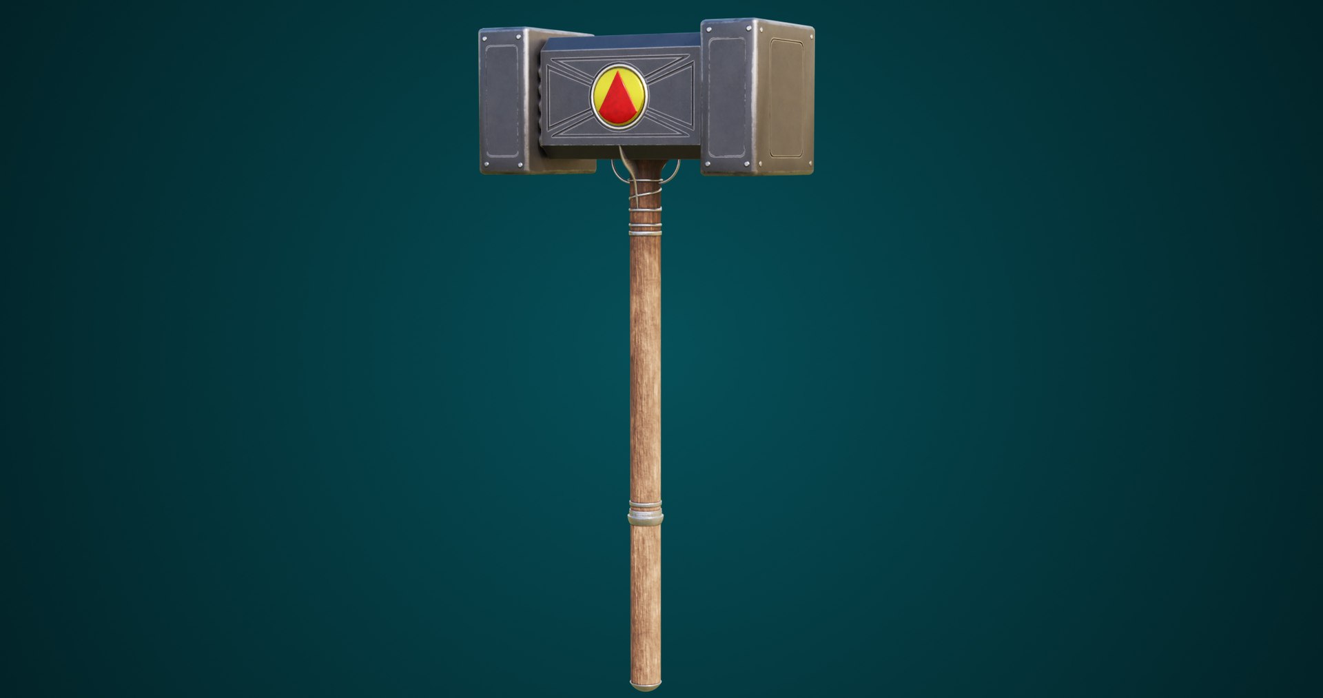 Battle Hammer 10 All PBR Unity UE V-Ray Textures Included Model ...