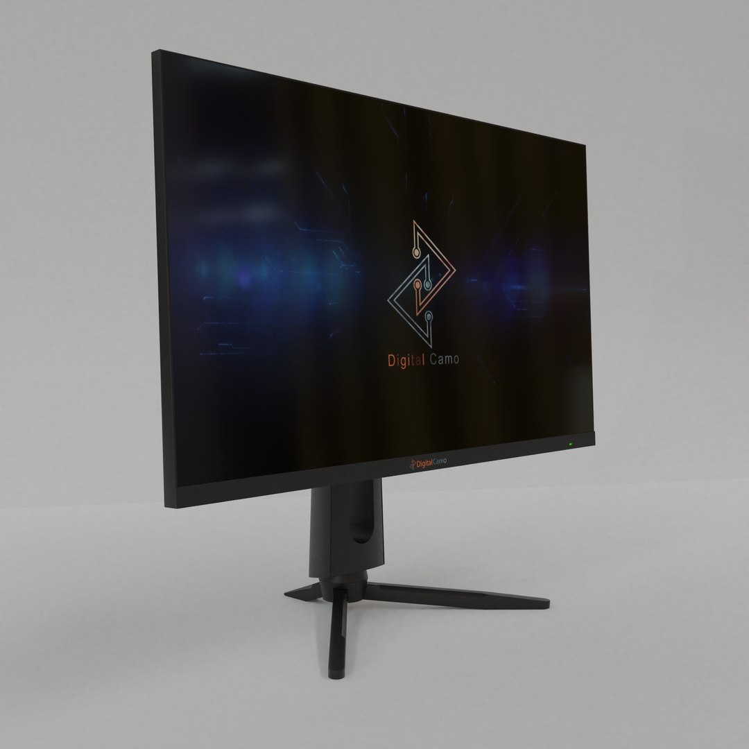 3D Gaming Monitor Model - TurboSquid 1839592