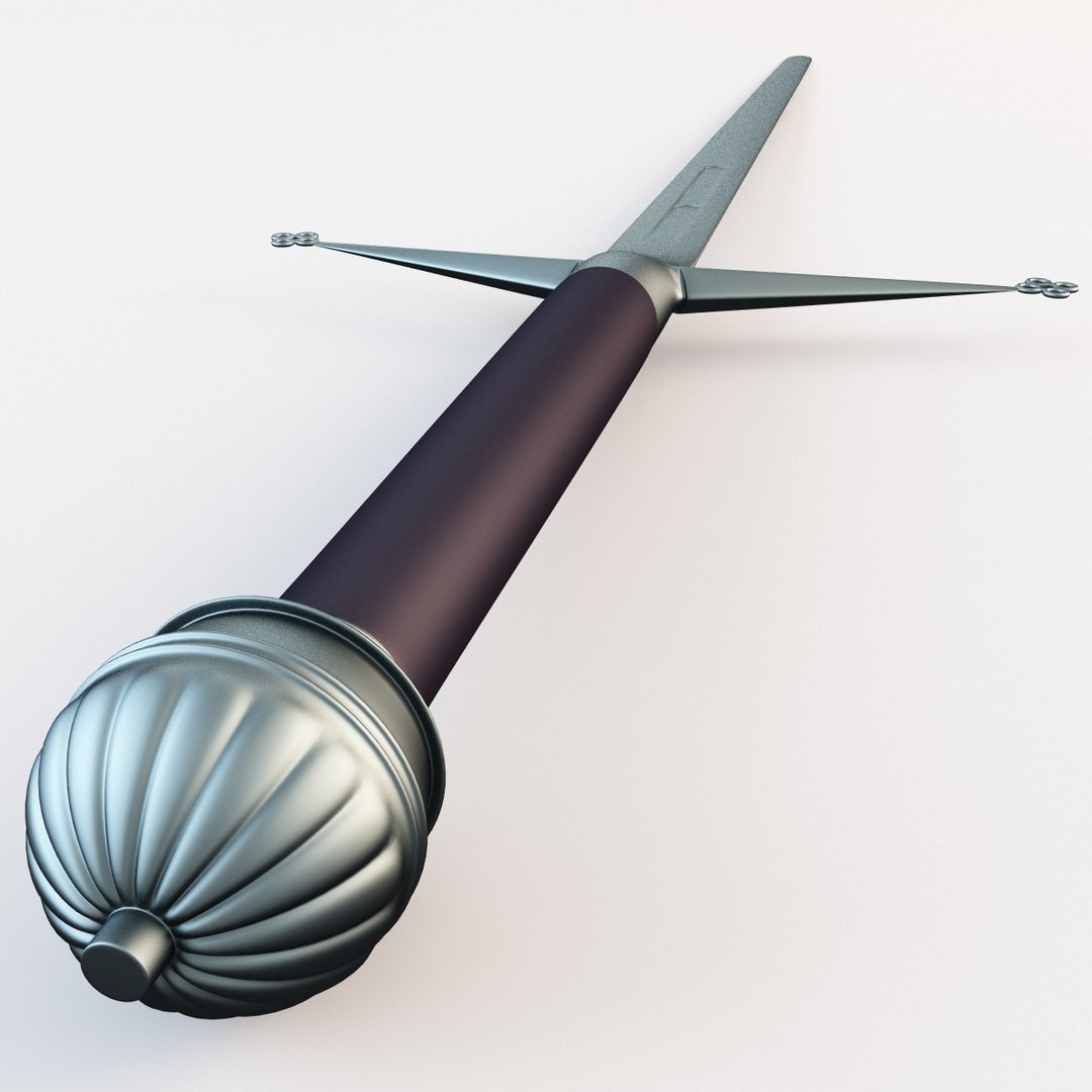 3d Claymore Sword Medieval Weapon Model