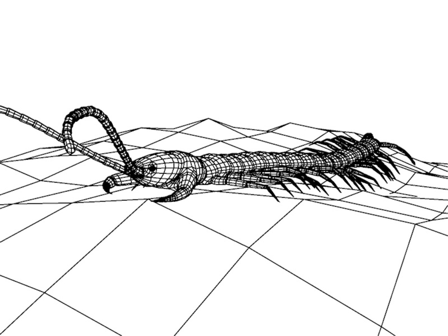 3d Centipede Dynamic Ik Model