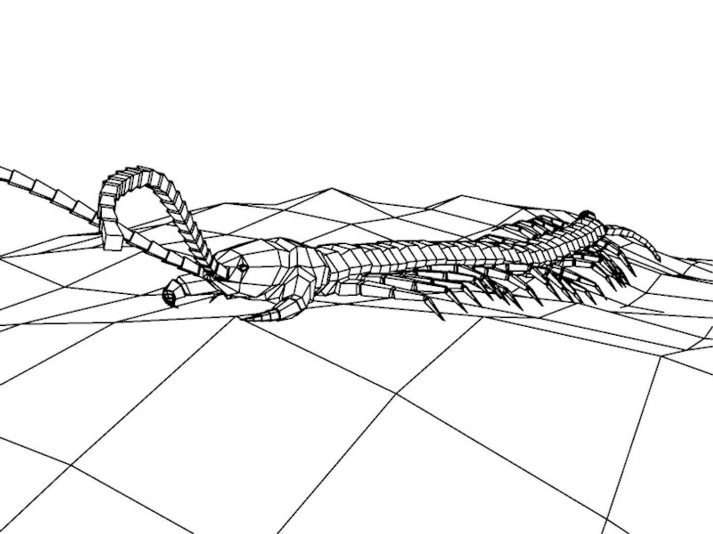 3d Centipede Dynamic Ik Model