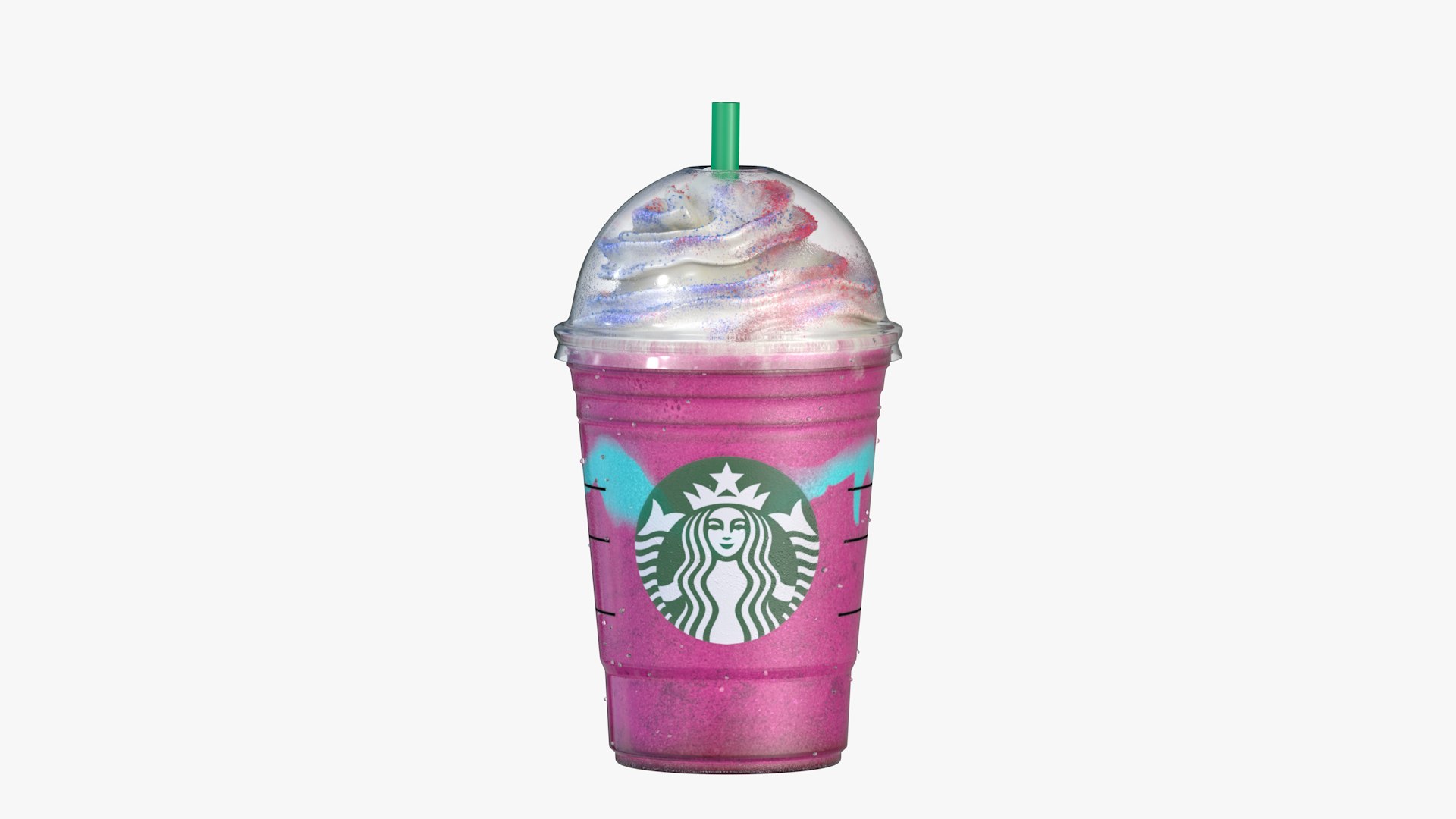 3D Model Starbucks Unicorn Frappuccino - TurboSquid 1671070