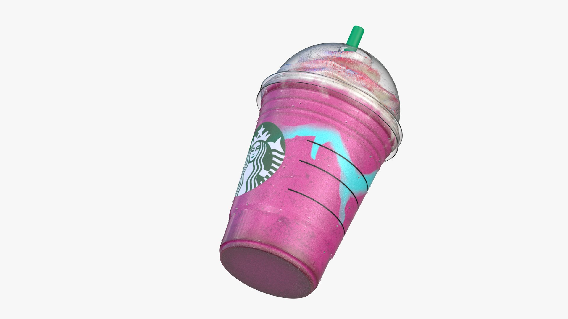 3D Model Starbucks Unicorn Frappuccino - TurboSquid 1671070