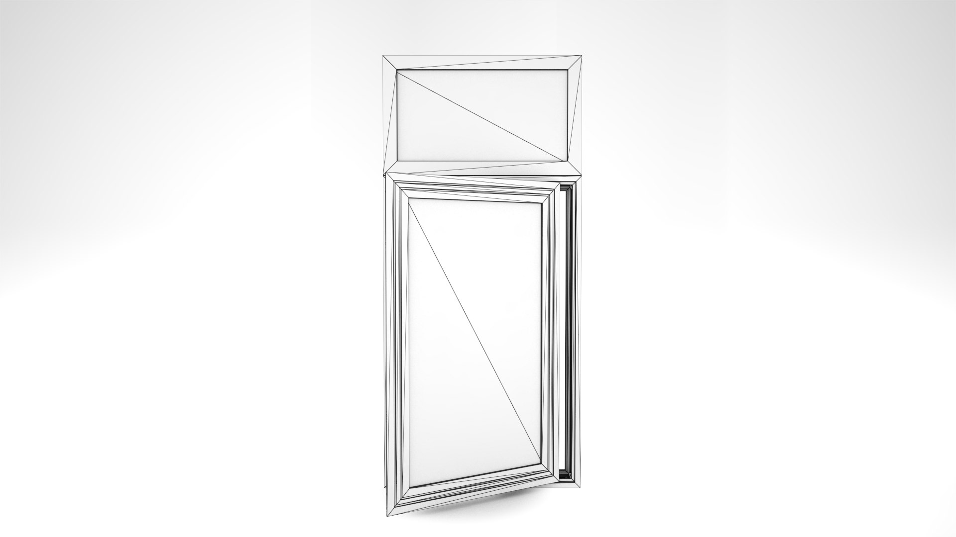 Aluminium Window 3D Model - TurboSquid 2000089
