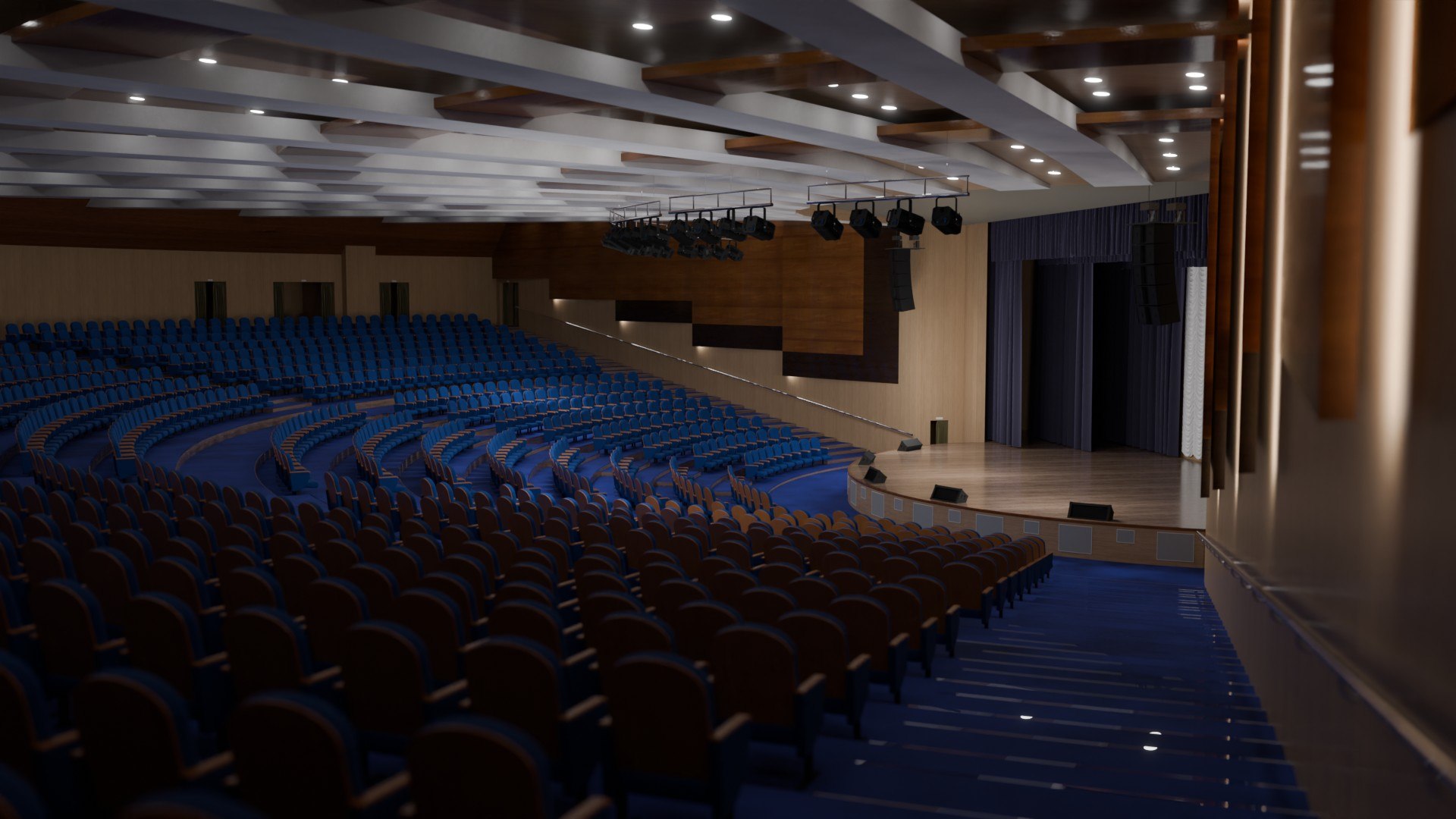 3D Concert Hall - TurboSquid 2220829
