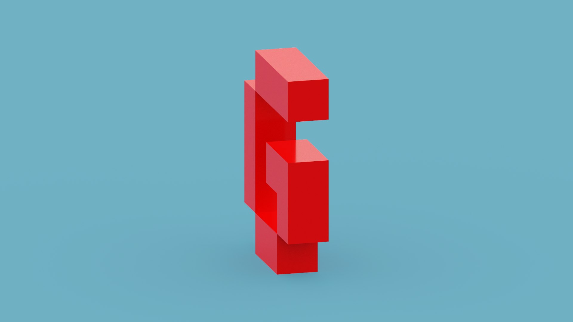 3D Pixel Letter G Model - TurboSquid 1981098
