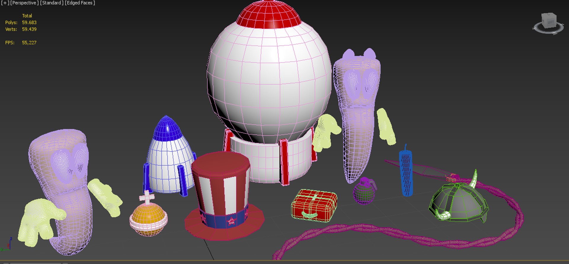 3D Games Worms Model - TurboSquid 1346261