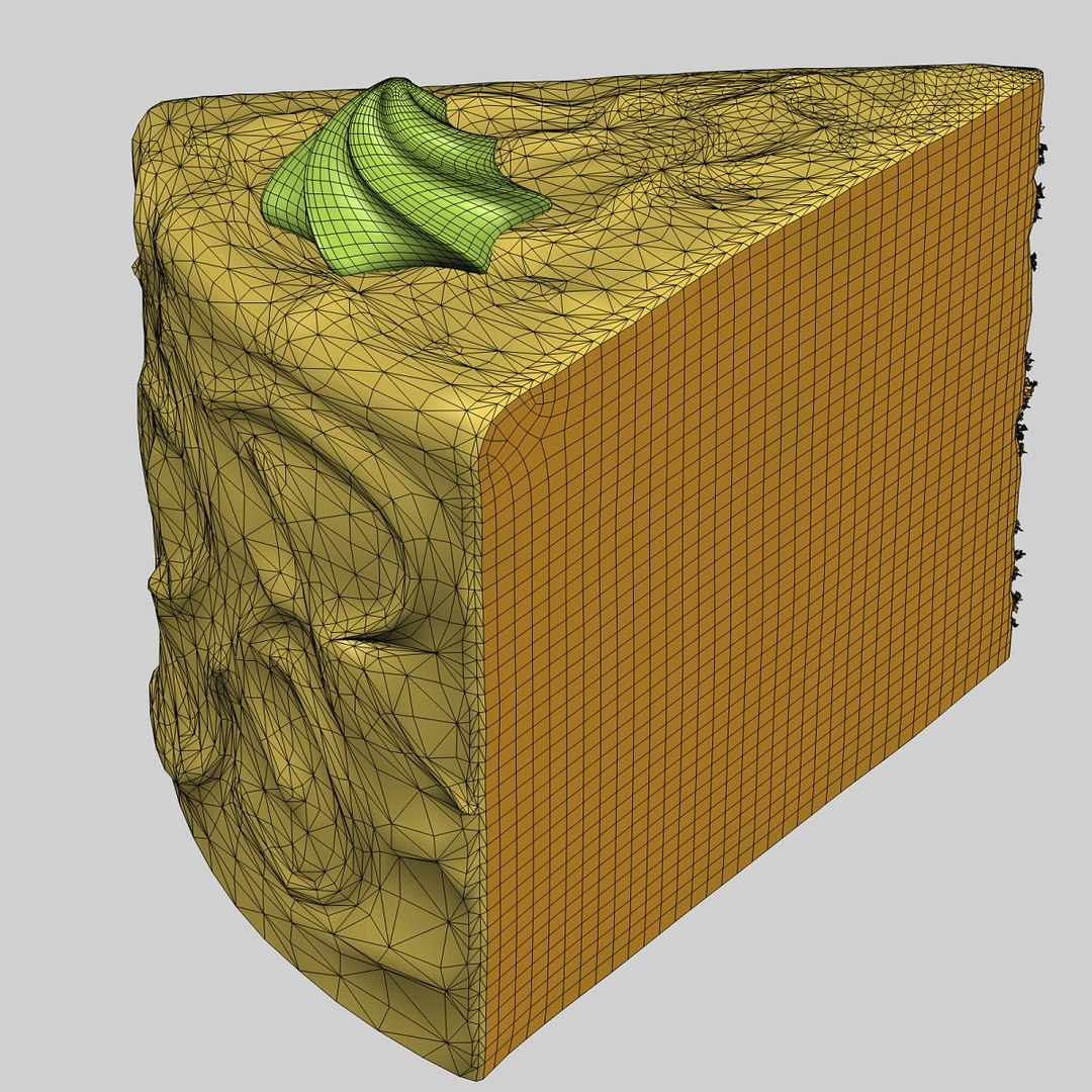 3d model slice cake