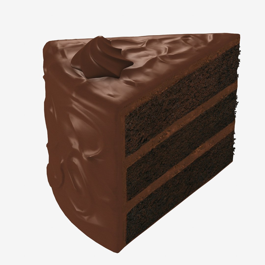 3d model slice cake