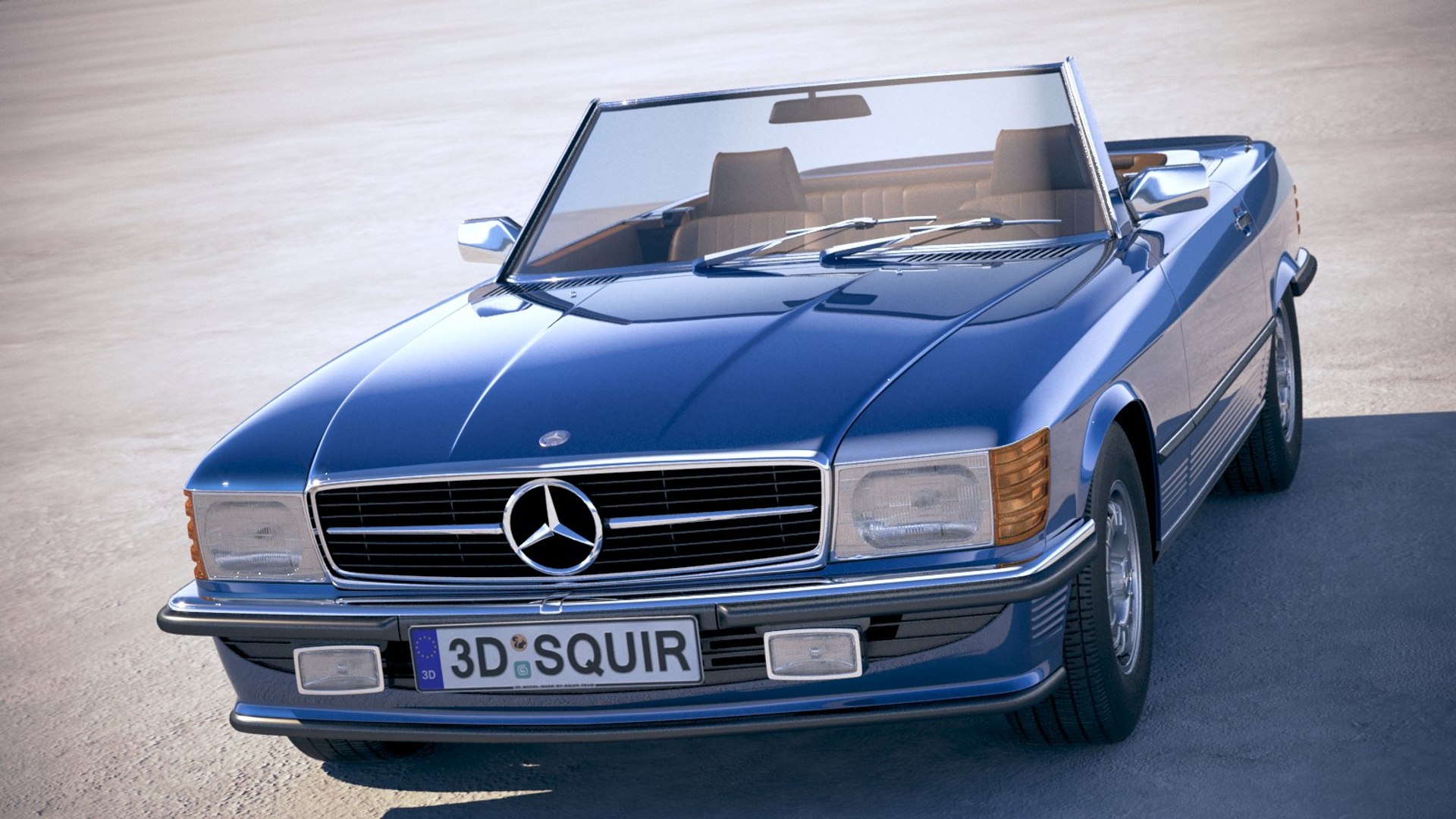 Mercedes Sl R107 3D Model - TurboSquid 1246749