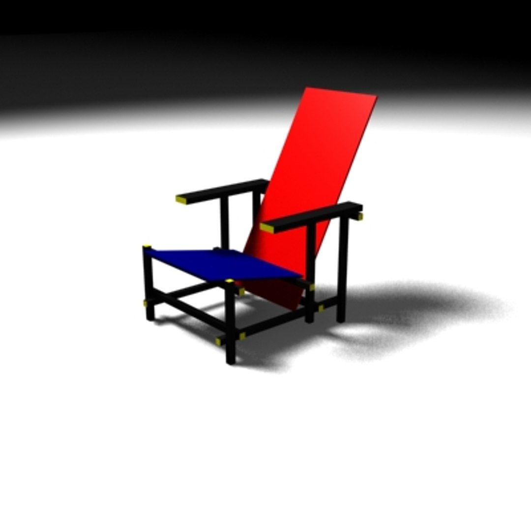 Rietveld Chair 3d Model