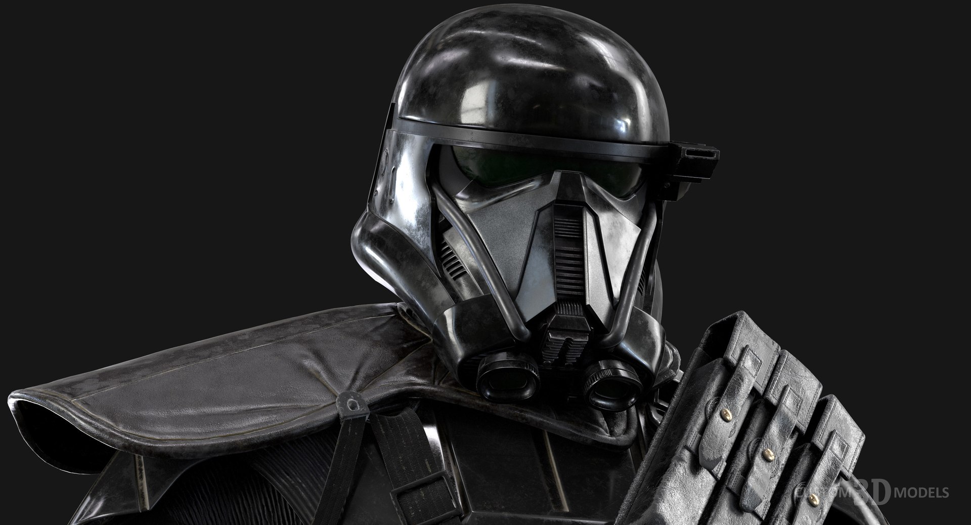 3d Model Rigged Death Trooper