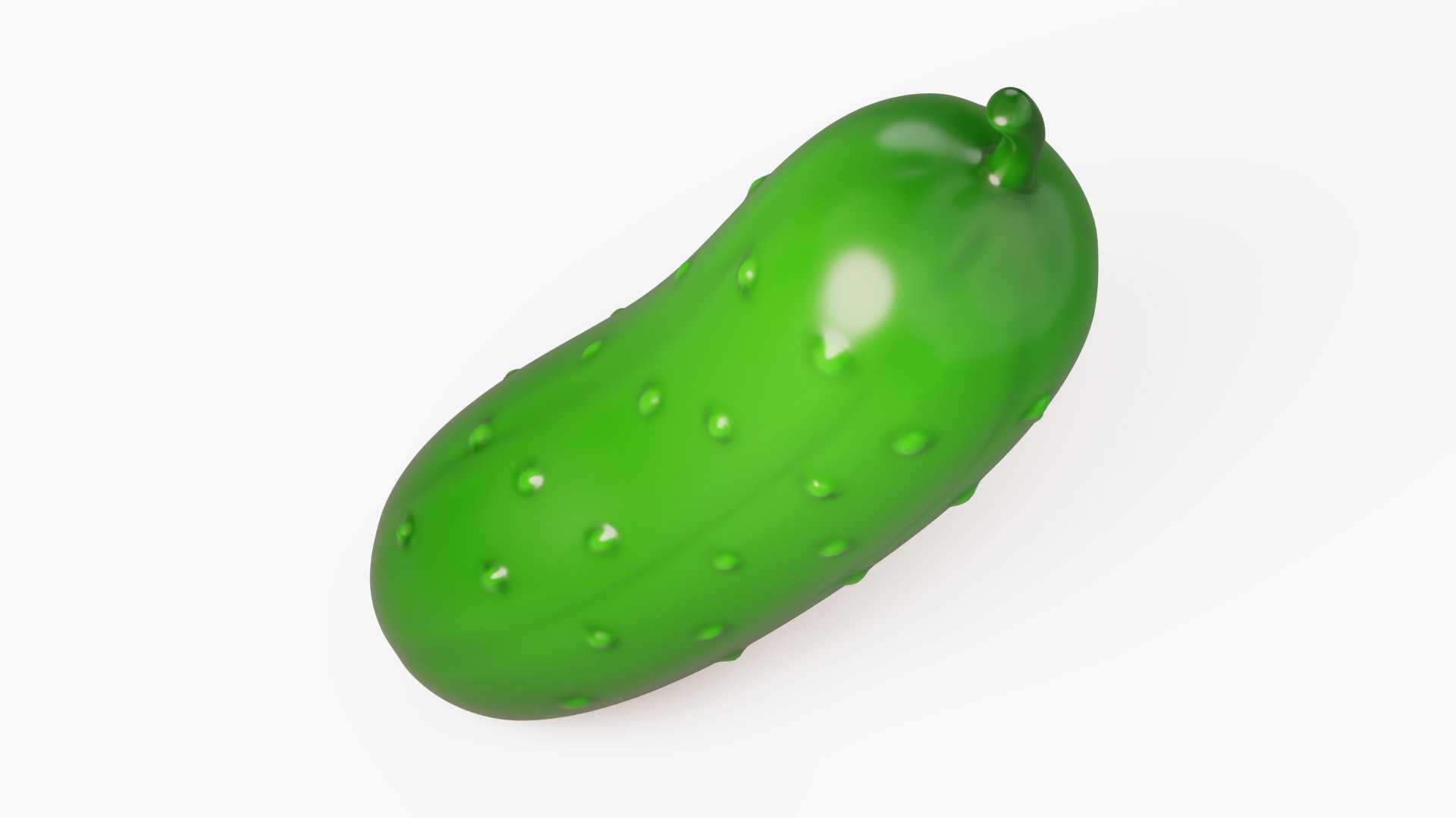 Stylized Cucumber 3D - TurboSquid 2400806