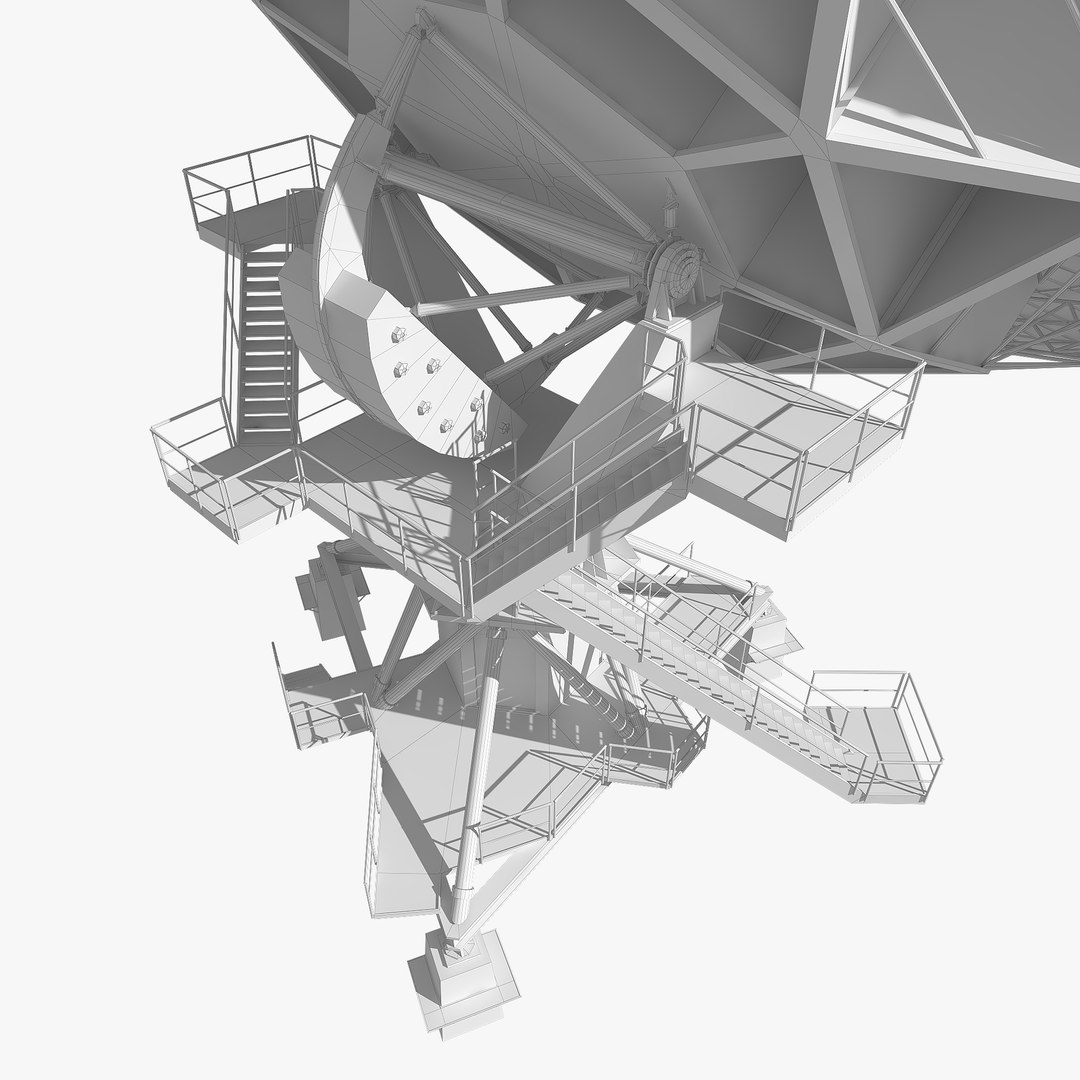 Satellite dish 3D model - TurboSquid 1275292