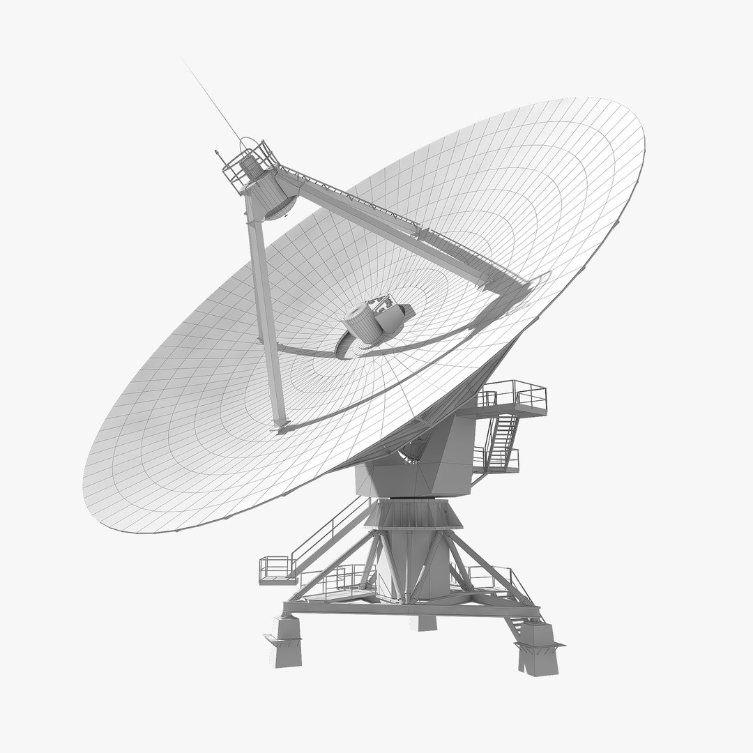 Satellite Dish 3D Model - TurboSquid 1275292