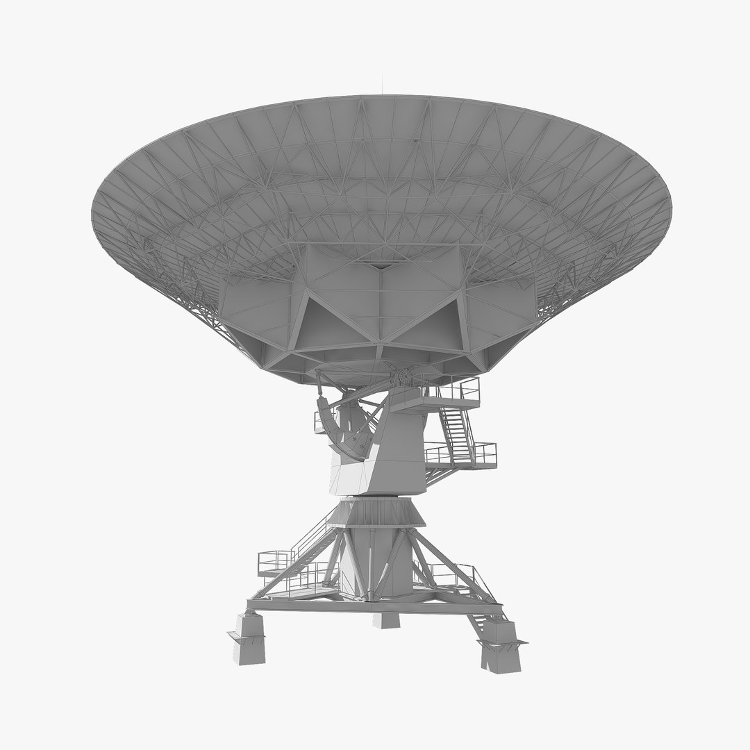 Satellite dish 3D model - TurboSquid 1275292